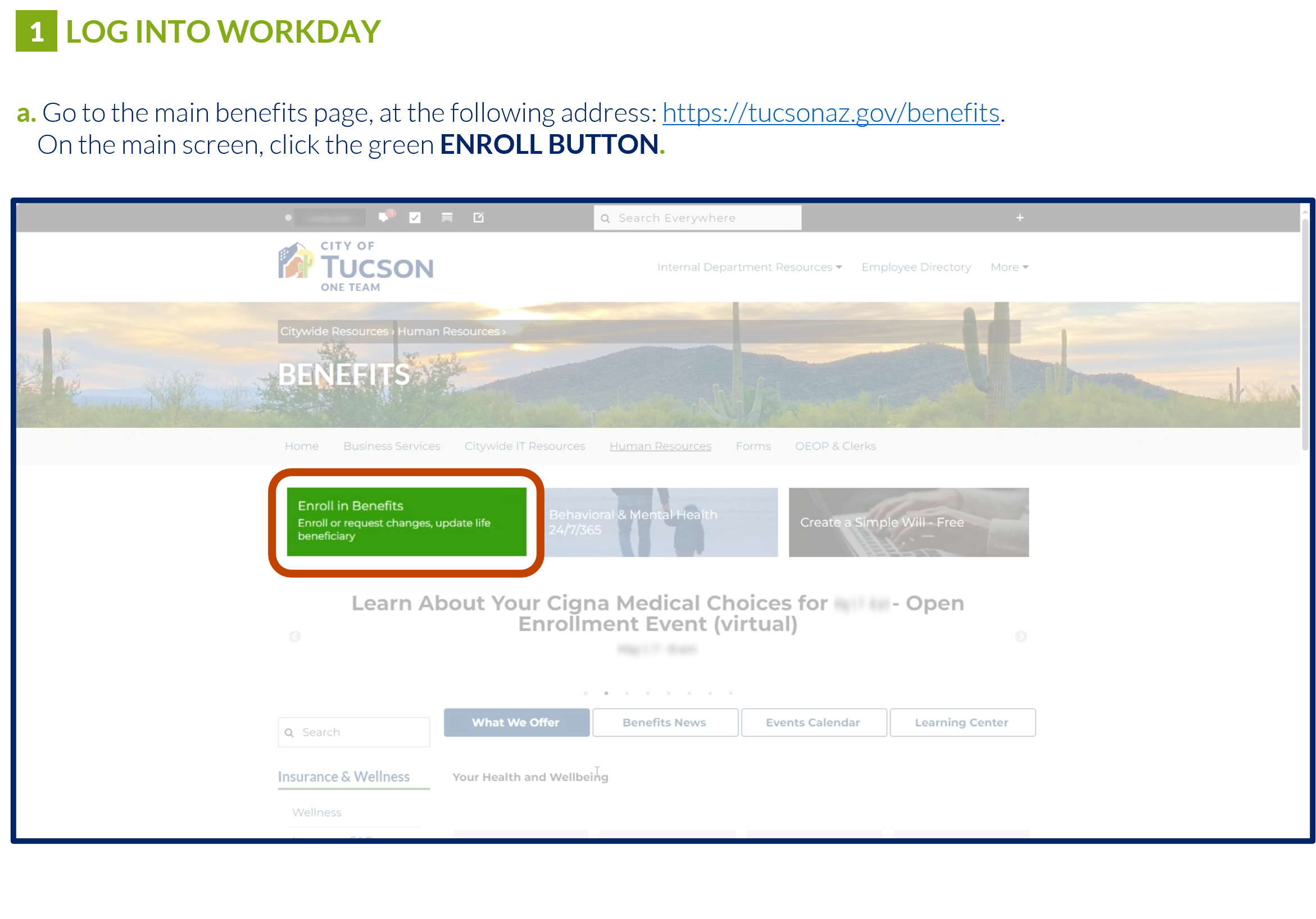 Open Enrollment 2025 - City of Tucson